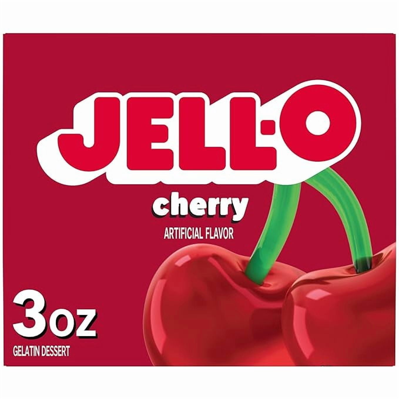 (Pack of 2) Jell-O Cherry Gelatin Dessert, 3 oz Box - Walmart.com