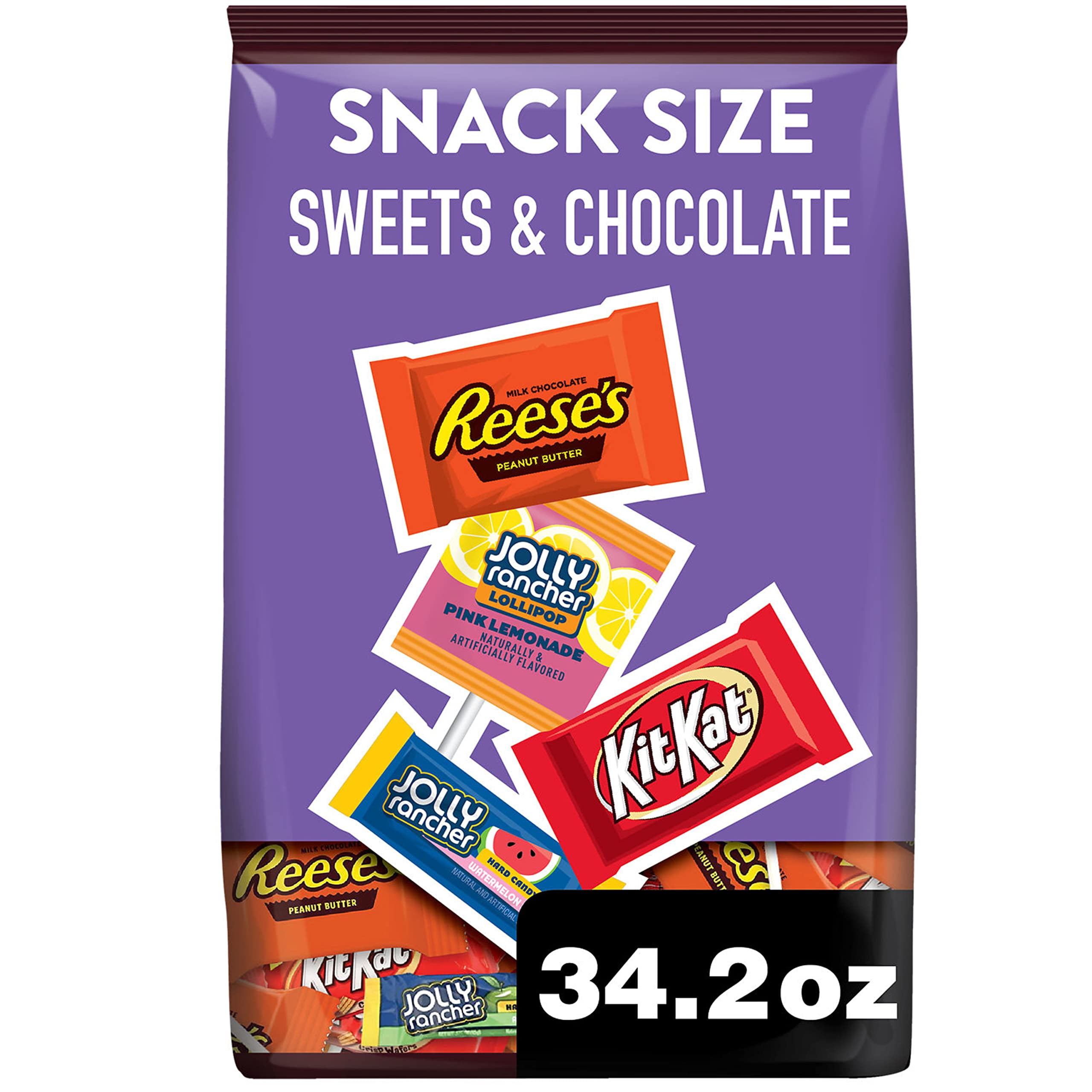 Pack of 2 - Jolly Rancher, Kit Kat And Reeses Assorted Flavored Snack ...