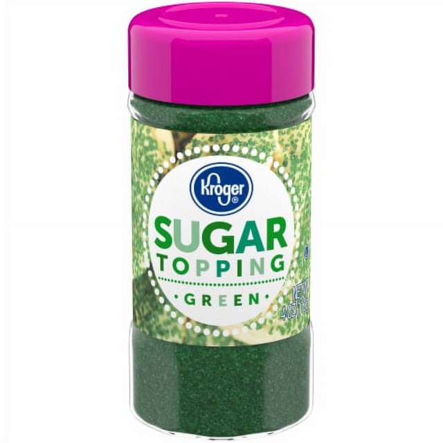 Pack of 2 - KR Green Sugar Topping 4 oz - Walmart Business Supplies