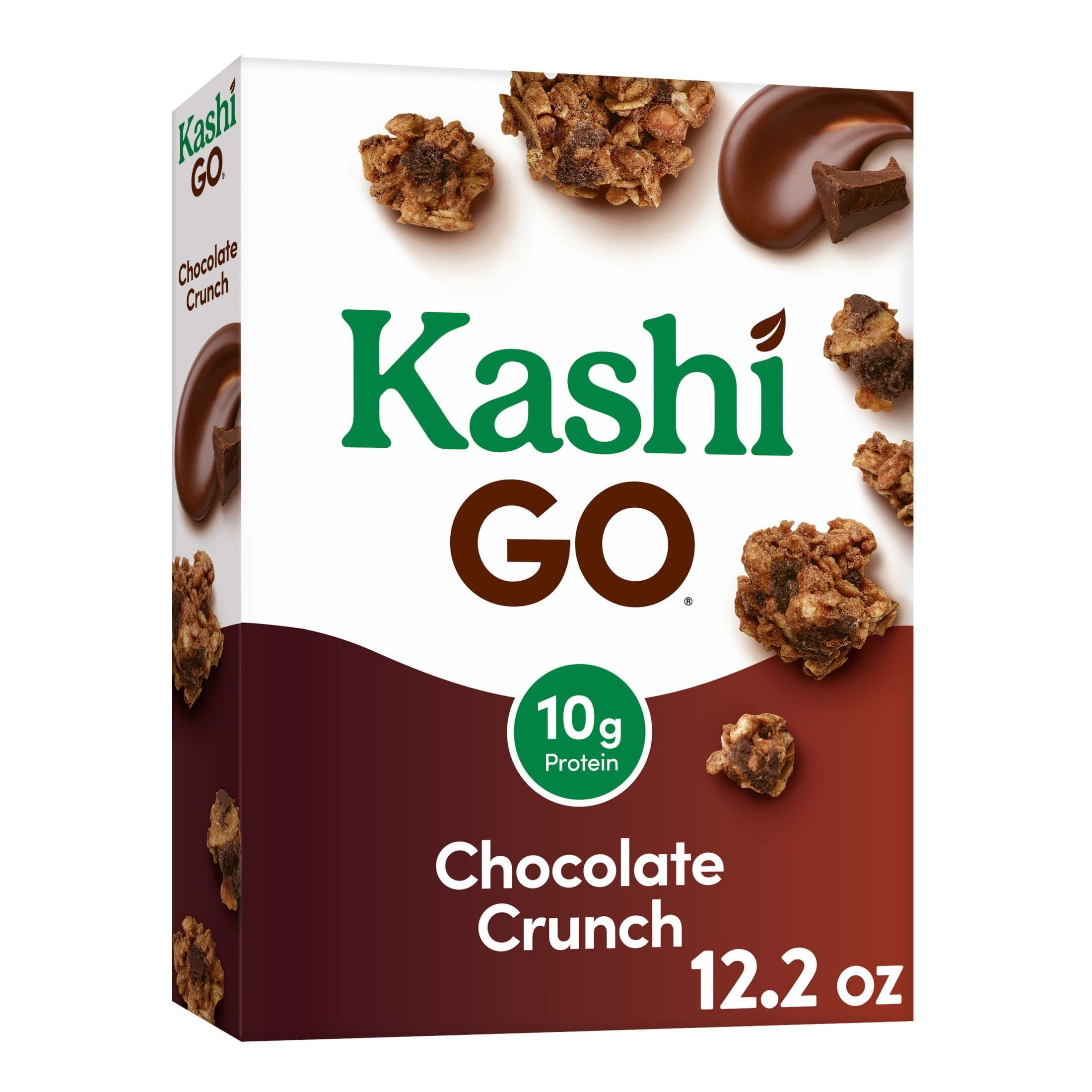 Pack of 2 Kashi GO Cold Breakfast Cereal, Vegan Protein, Fiber Cereal ...