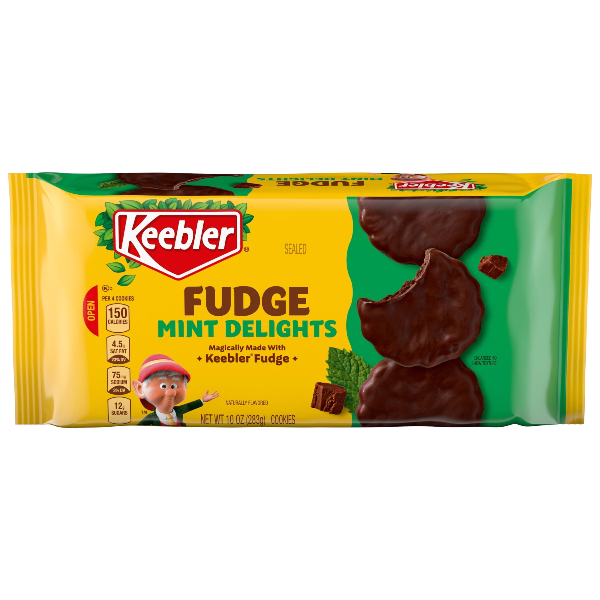 Pack of 2 Keebler Fudge Mint Delight Cookies 10oz - Walmart.com
