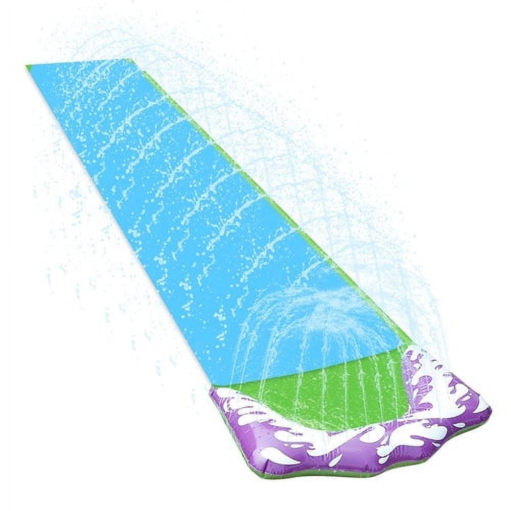 [Pack of 2] Kids Single Water Slide Lawn Surfing Racing Lane Slip ...