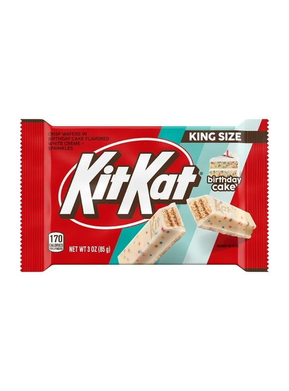 Pack of 2 Kit Kat Birthday Cake Flavored Wafer King Size Candy, Bar 3 ...