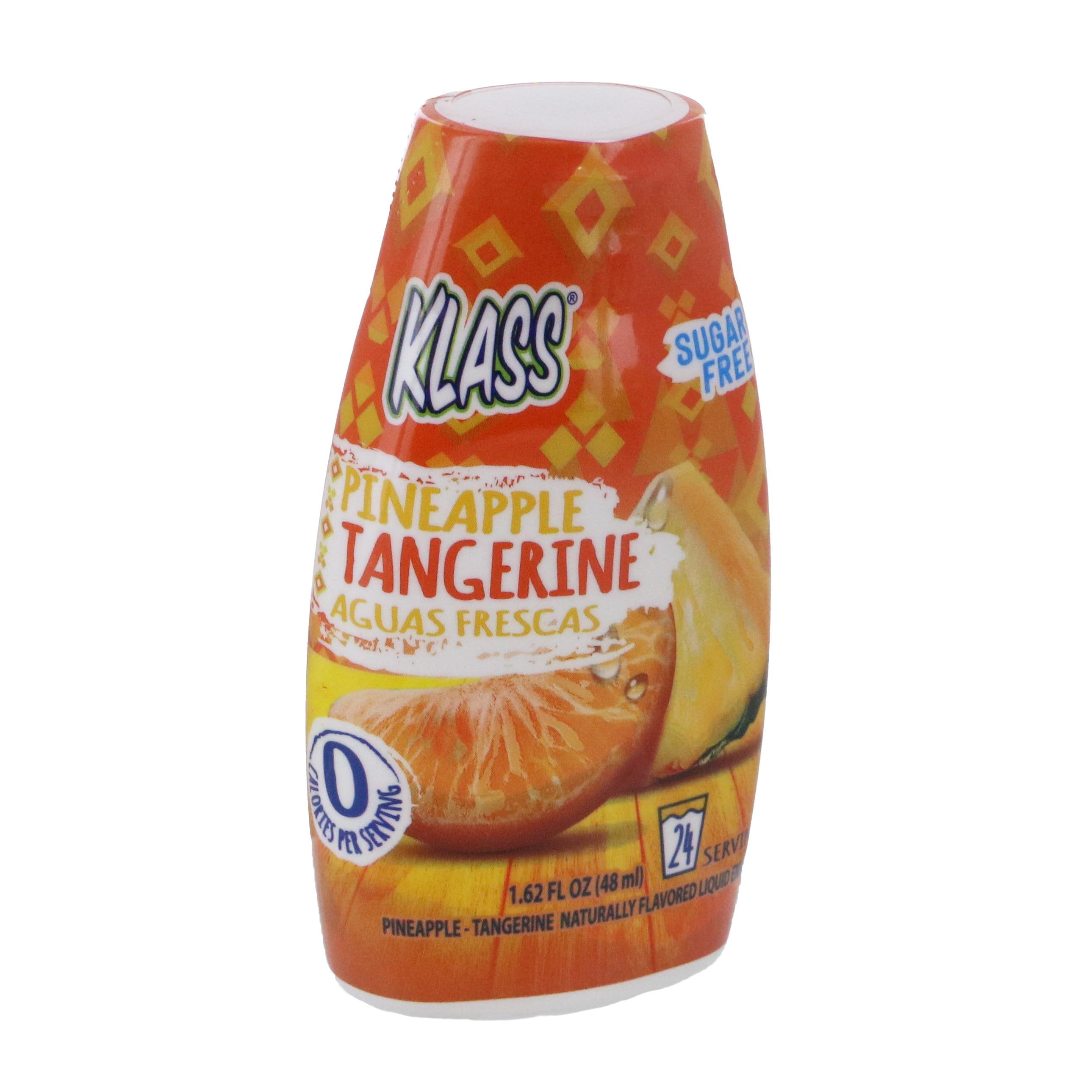 Pack of 2 Klass Pineapple Tangerine Aguas Frescas Liquid Enhancer, 1.62 ...