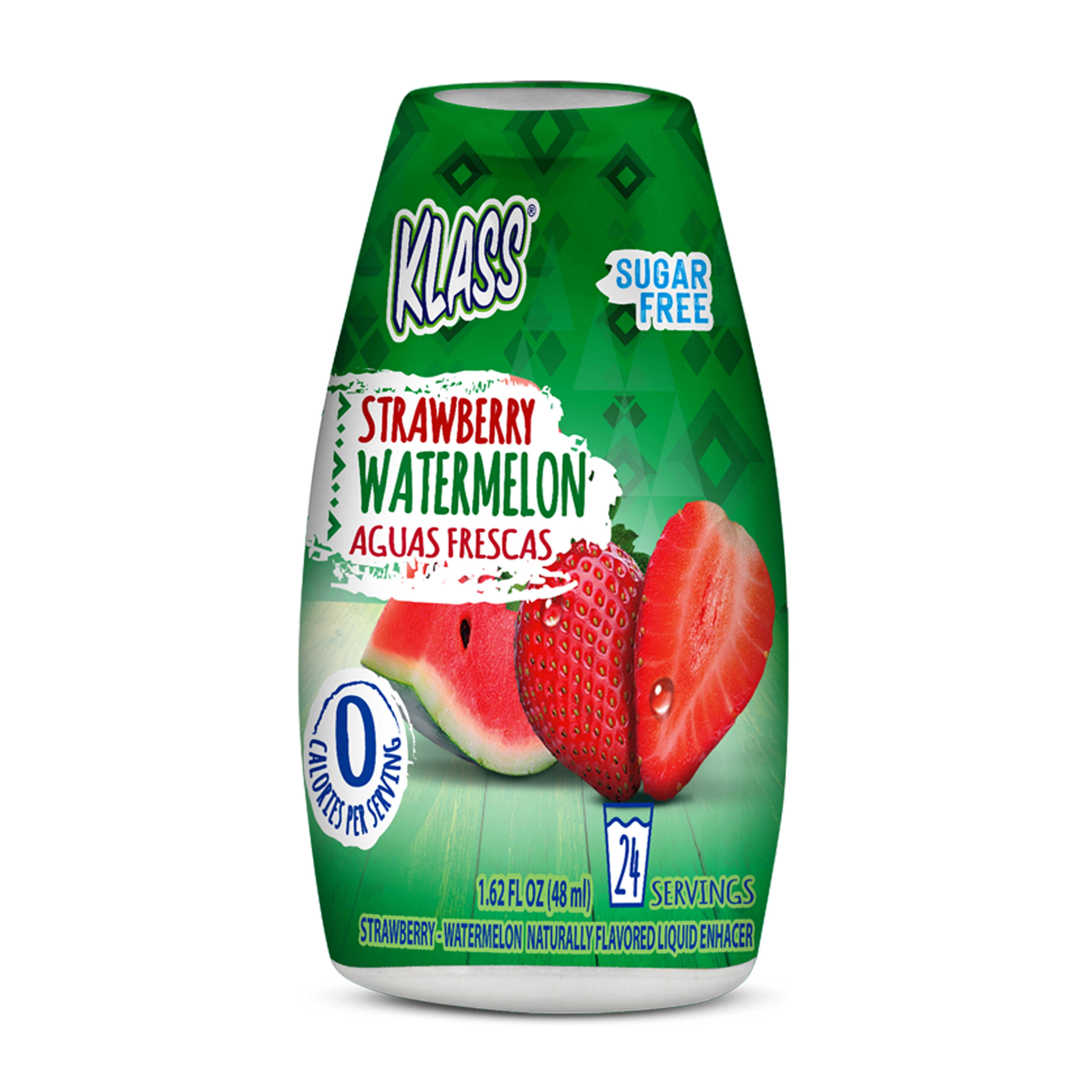 Pack of 2 Klass Strawberry Watermelon Aguas Frescas Liquid Enhancer, 1. ...