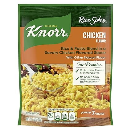 (Pack of 2) Knorr Rice Sides For a Tasty Rice Side Dish Chicken Long ...