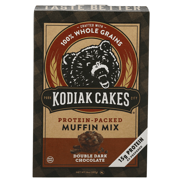 Pack of 2 Kodiak Cakes Power Bake Protein Packed Double Dark Chocolate ...