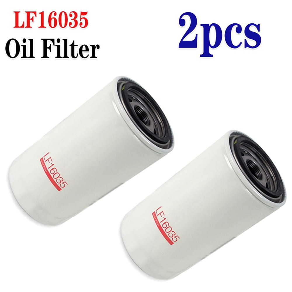 Pack of 2, LF16035 Oil Filter Replace For Cummins 5.9L & 6.7L Diesel ...
