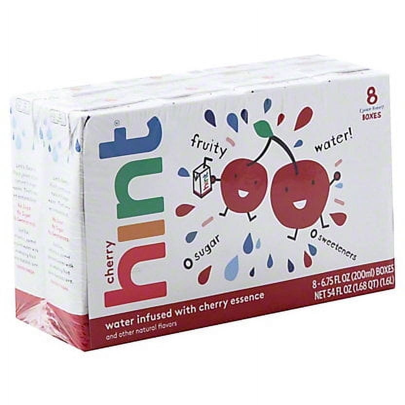 Hint Kids Cherry Infused Water 6.75 oz Boxes, 8 ct - Walmart.com