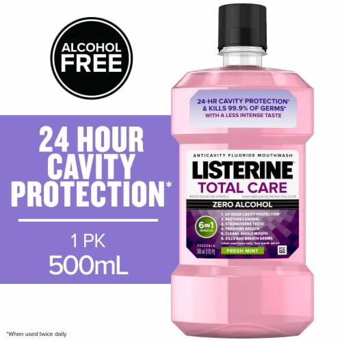 Pack of 2 - Listerine Total Care Mouthwash Fresh Mint Anticavity ...