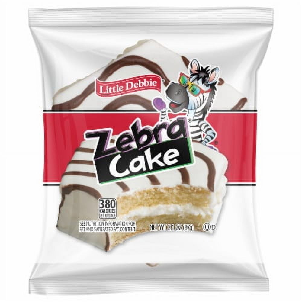 Pack of 2 - Little Debbie Zebra Snack Cake 3.1 oz - Walmart.com