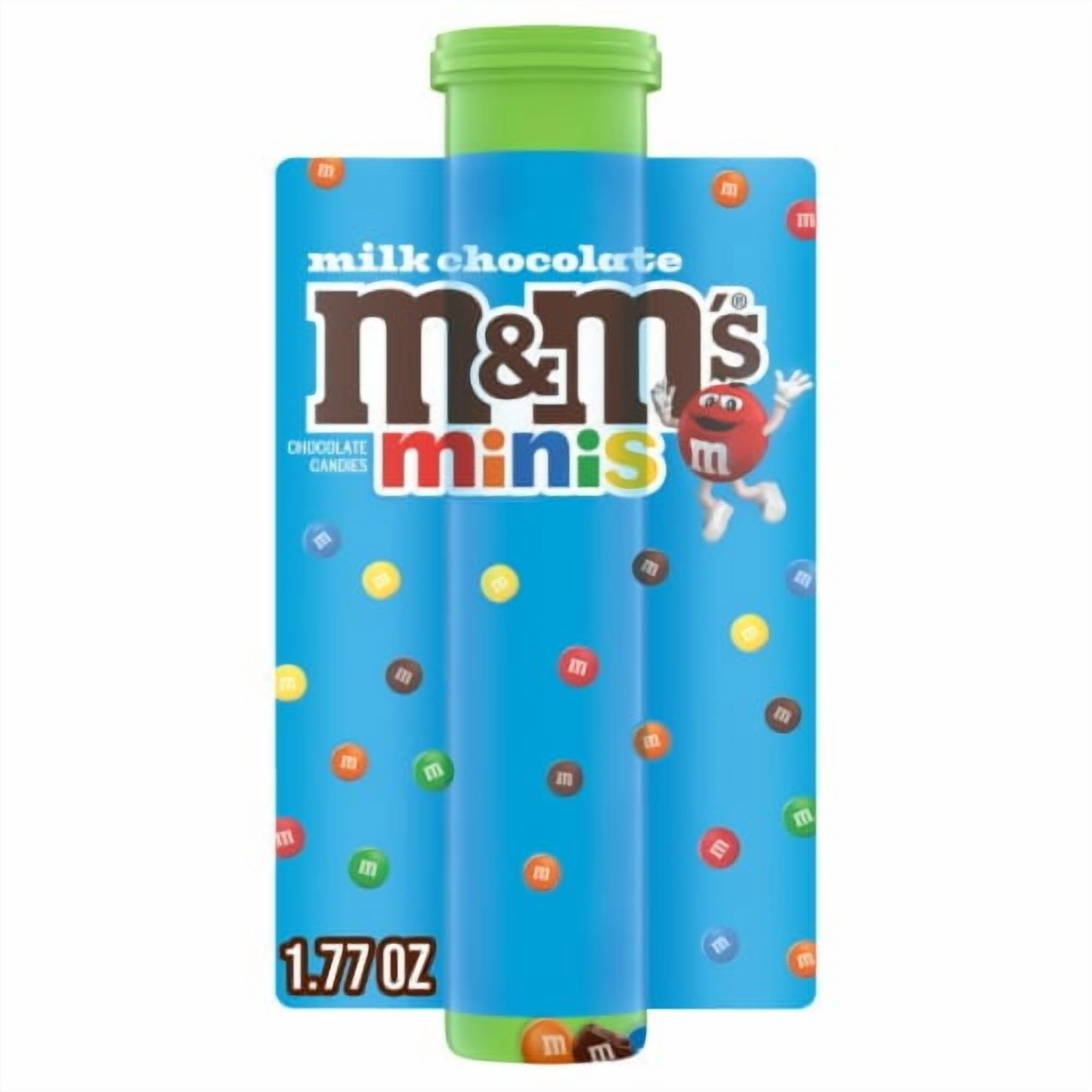 M&M'S Milk Chocolate Minis Mega Tube 1.77 Ounce(pack of 2) - Walmart.com