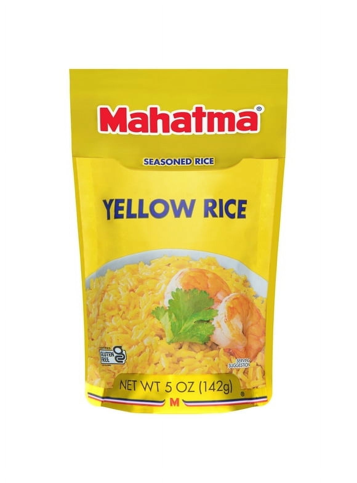 Pack of 2 Mahatma Authentic Saffron Yellow Rice, Seasoned Rice with ...