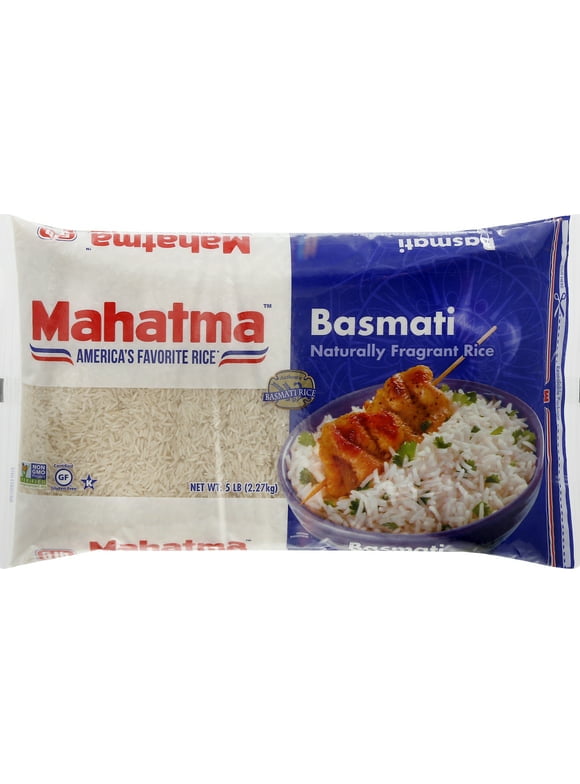 Pack of 2 Mahatma Basmati White Rice, Fragrant Gluten Free Extra Long ...