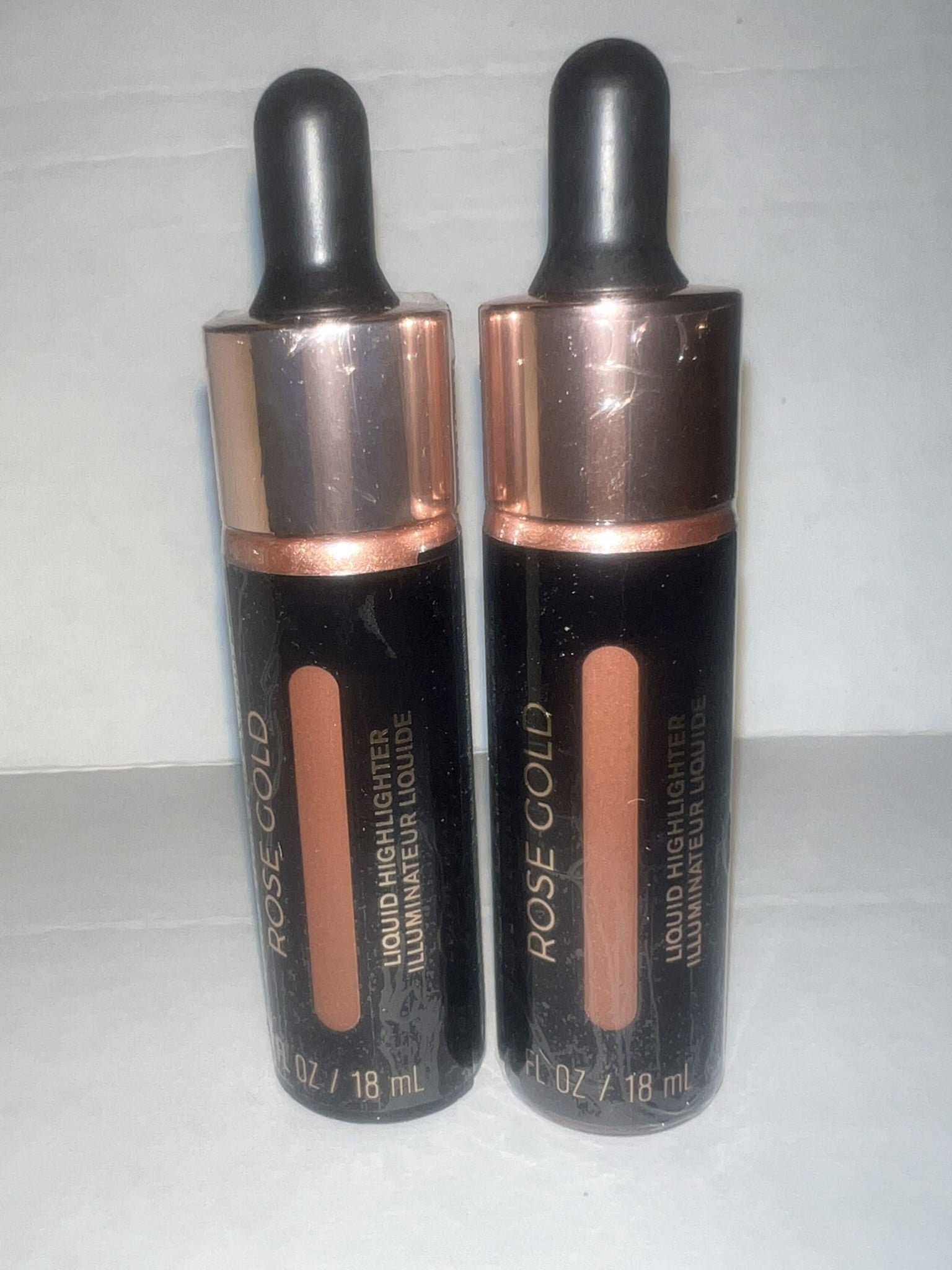 Pack of 2 Makeup Revolution Beauty Liquid Highlighter ROSE GOLD ...