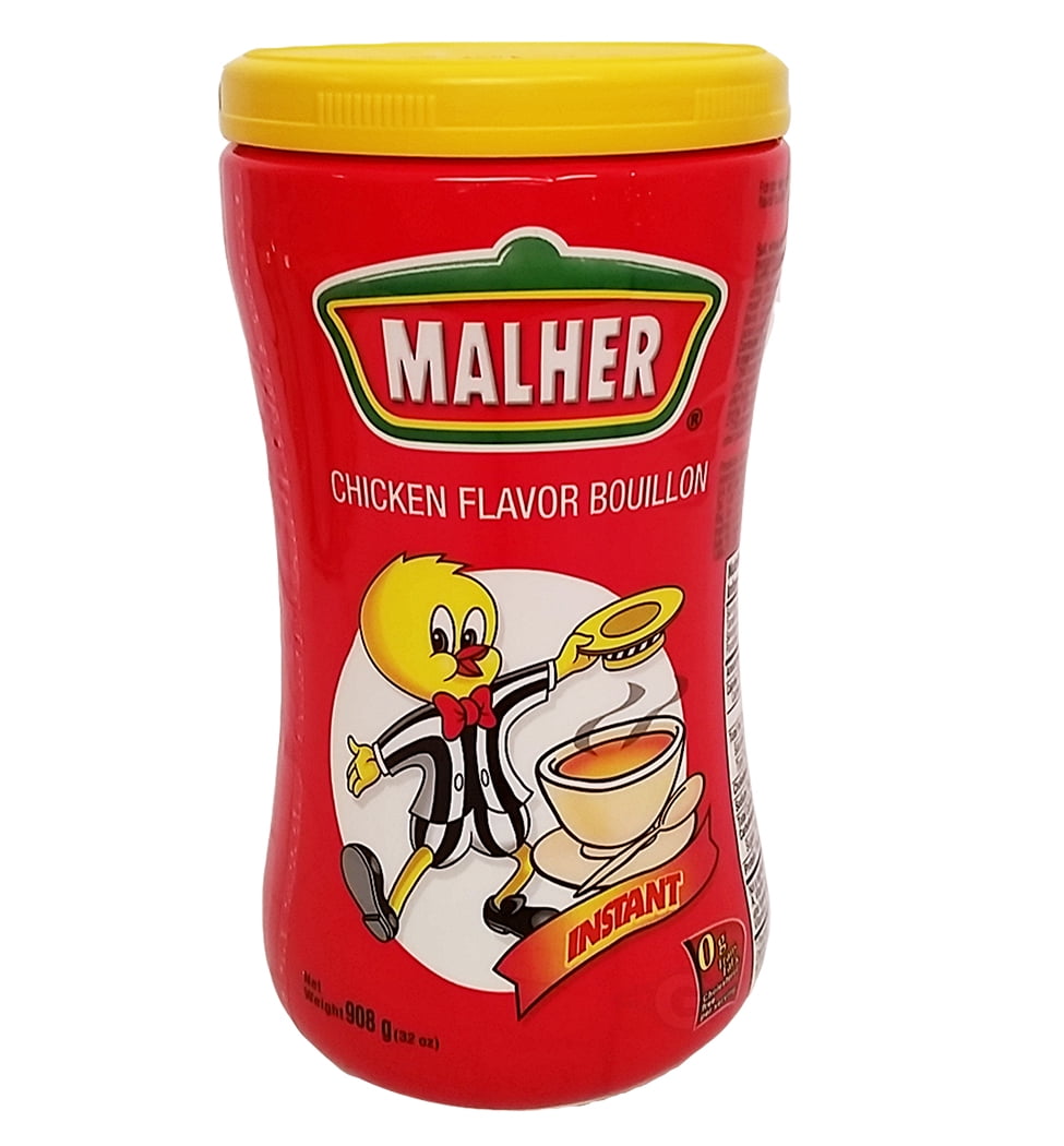 (Pack of 2) Malher Chicken Bouillon 32 oz - Consome De Pollo - Walmart.com