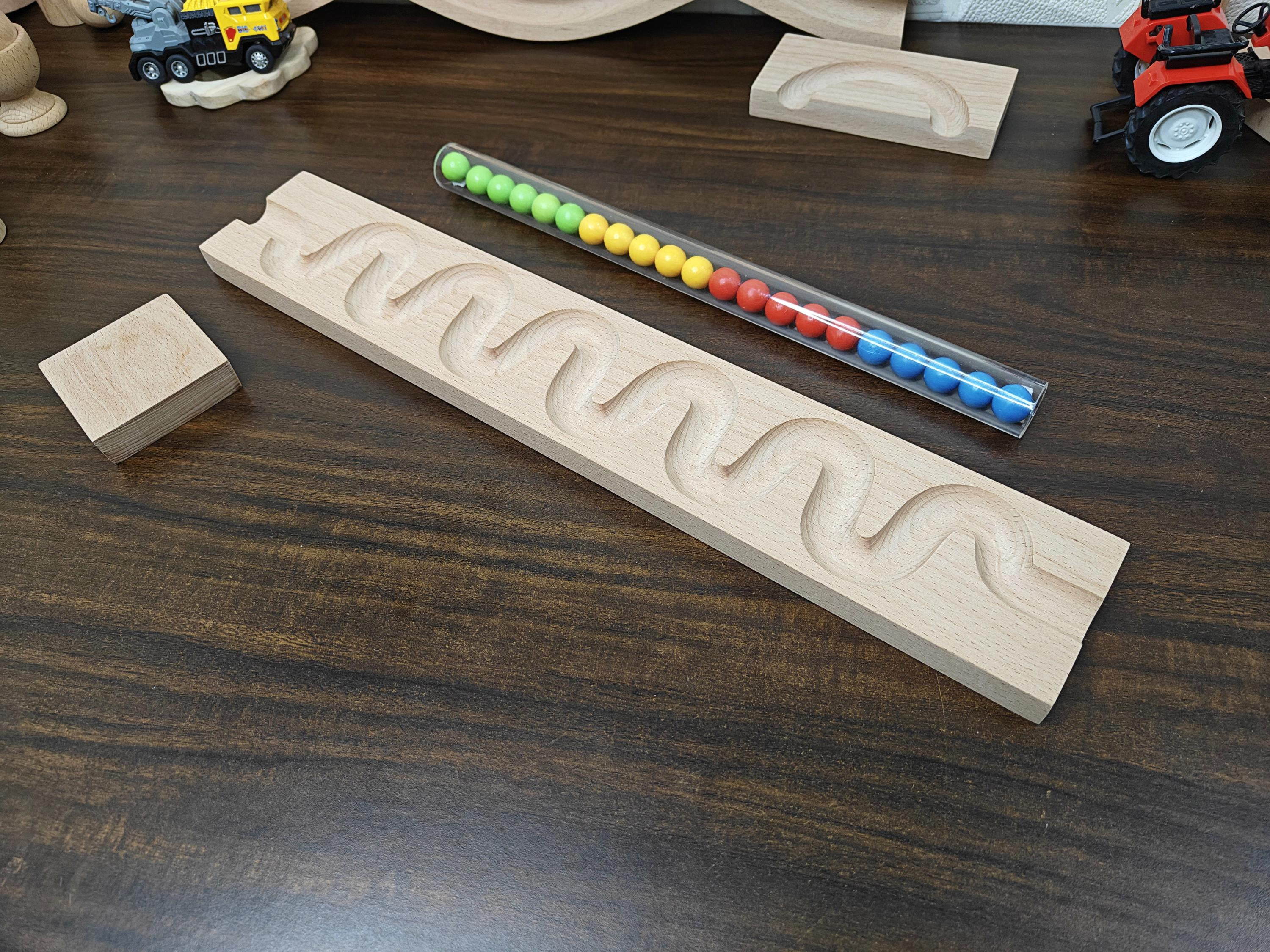 Pack of 2 Marble Run Track, LONG TRACK, , Marble Race , Marble Run Race ...