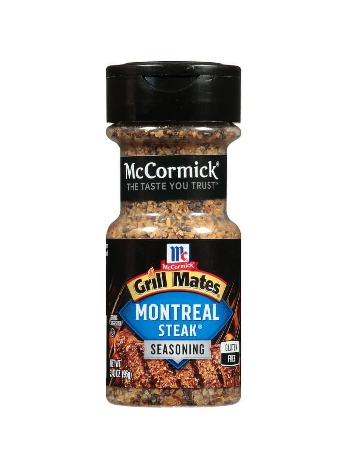 Pack of 2 McCormick Grill Mates Montreal Steak Seasoning, 3.4 oz Mixed ...