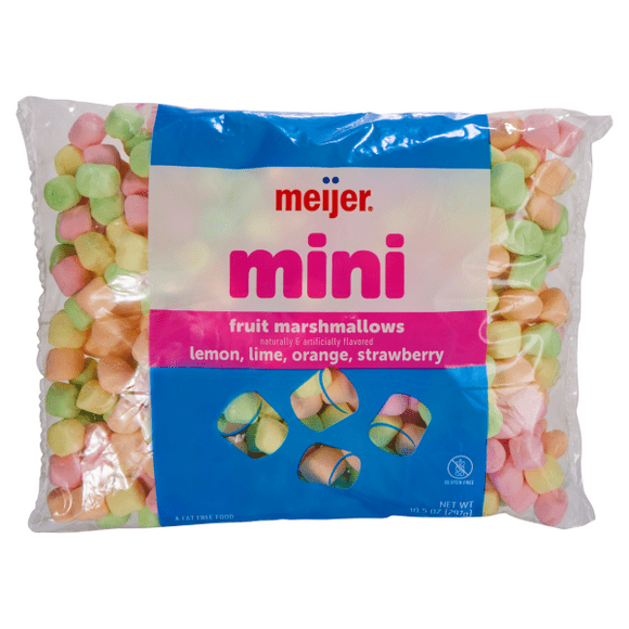 Mini Marshmallows Colored