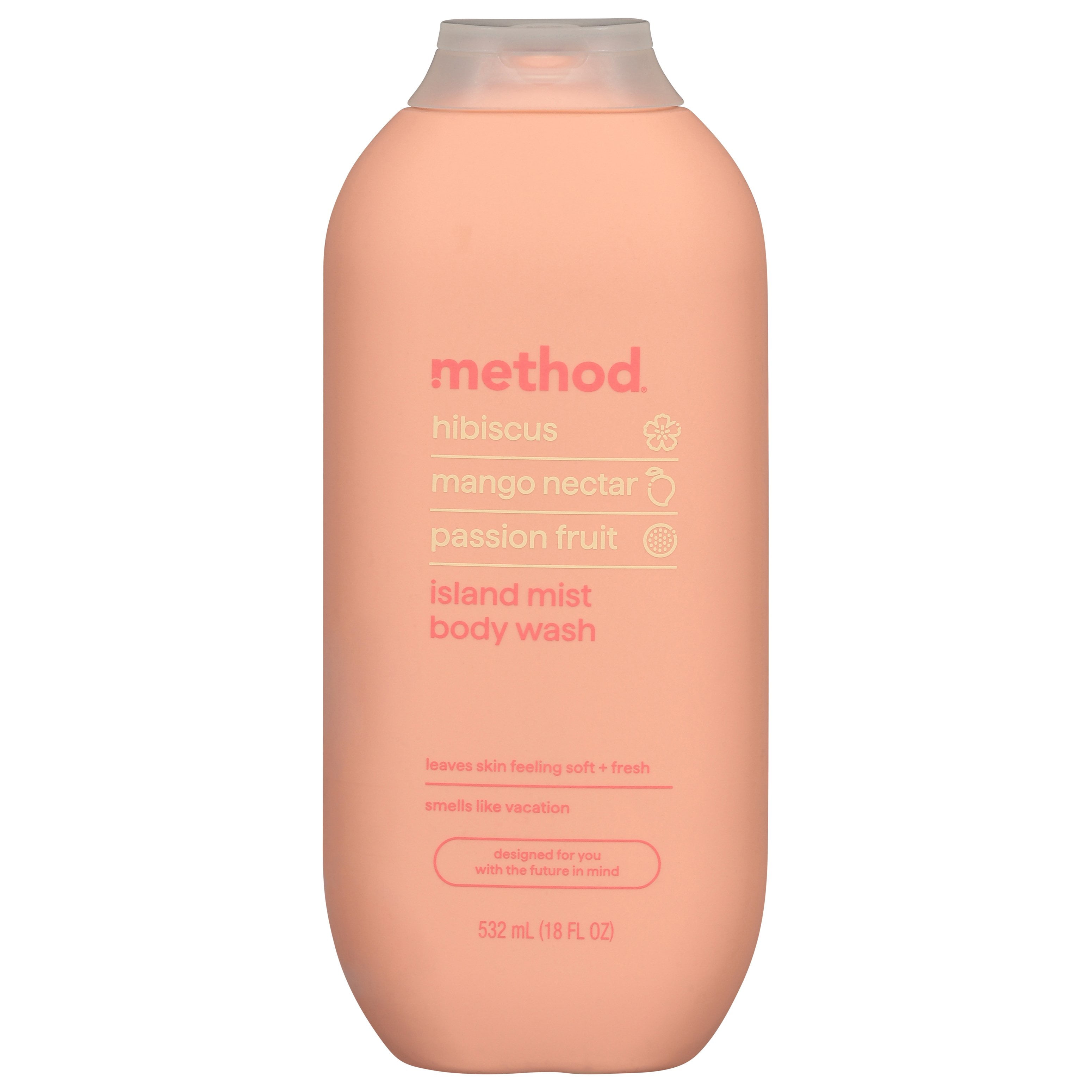 Pack of 2 Method Body Wash - Island Mist, 18 oz (Package May Vary ...