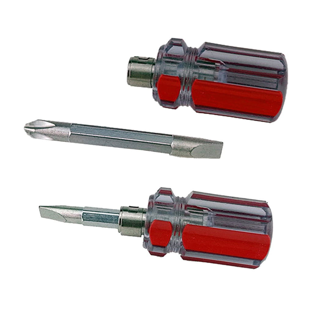 Pack of 2 Mini Double Use Screwdrivers Portable Design for Everyday Use ...