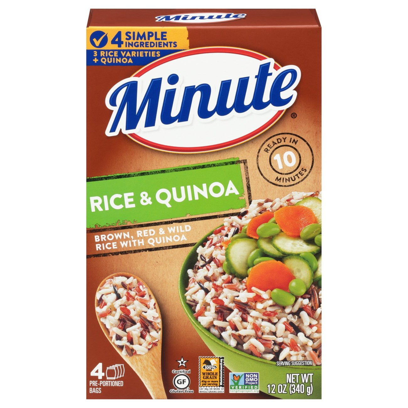 Pack of 2 Minute Instant Rice & Quinoa, 12 oz (Package May Vary ...