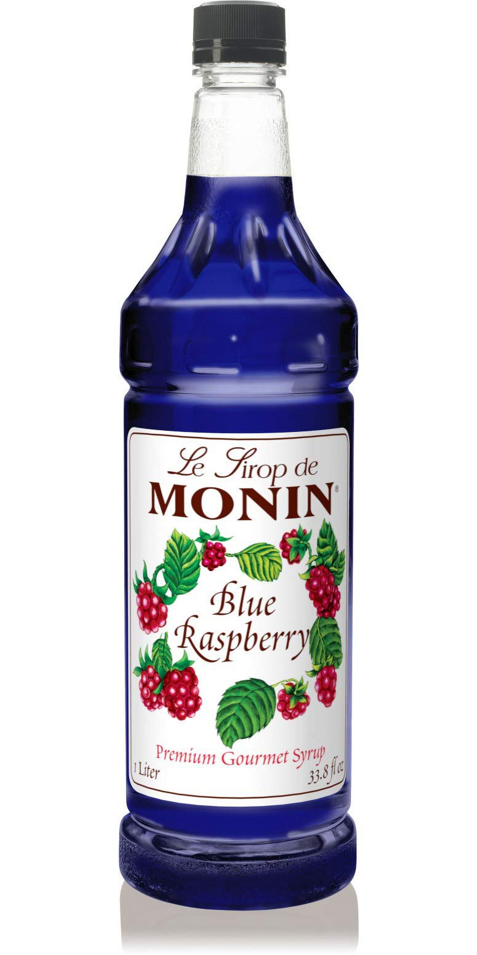 Pack of 2 - Monin - Blue Raspberry Syrup, Bold Berry Flavor, Great For ...