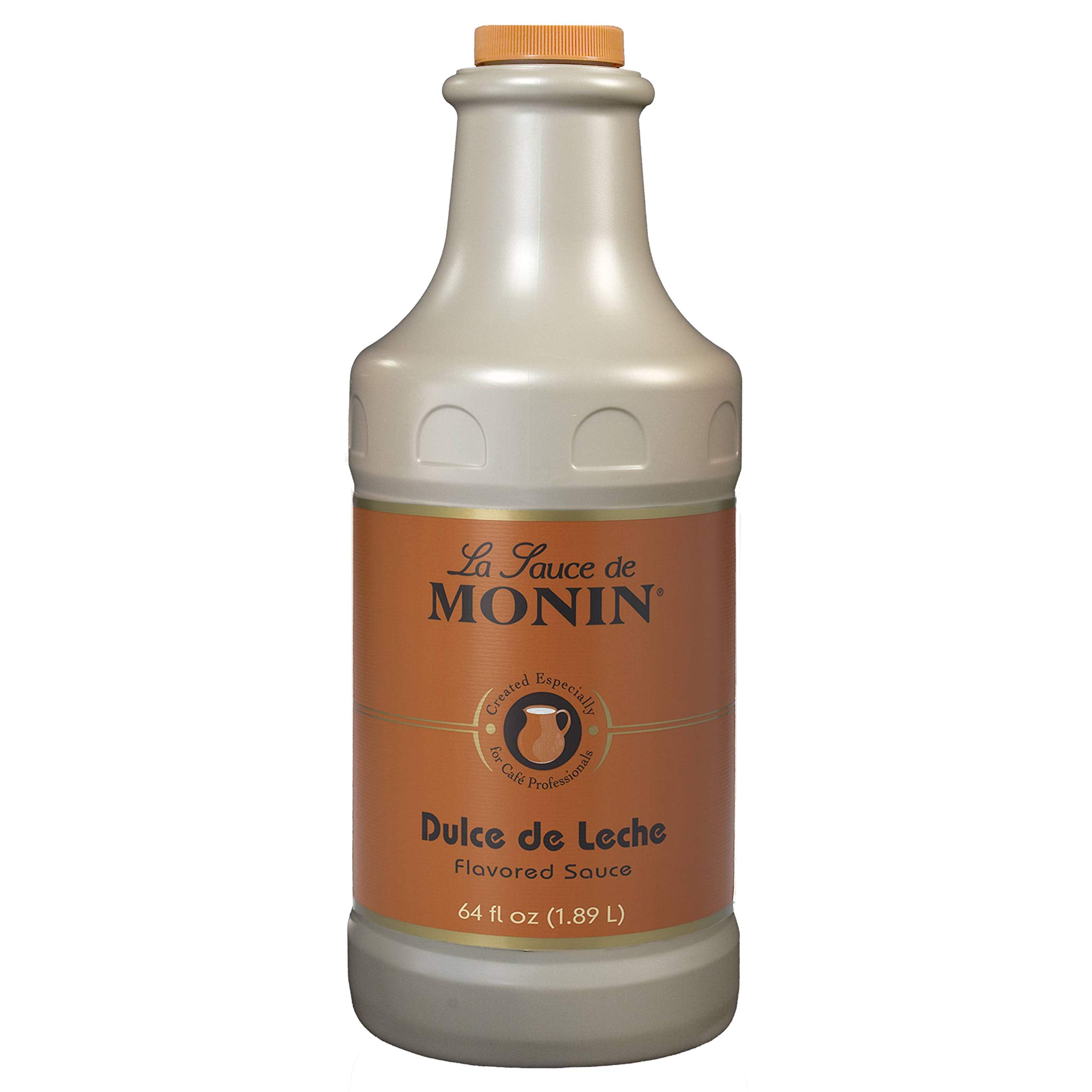 Pack of 2 - Monin Dulce De Leche Flavored Sauce 64 Fl Oz (1.89 Liters ...