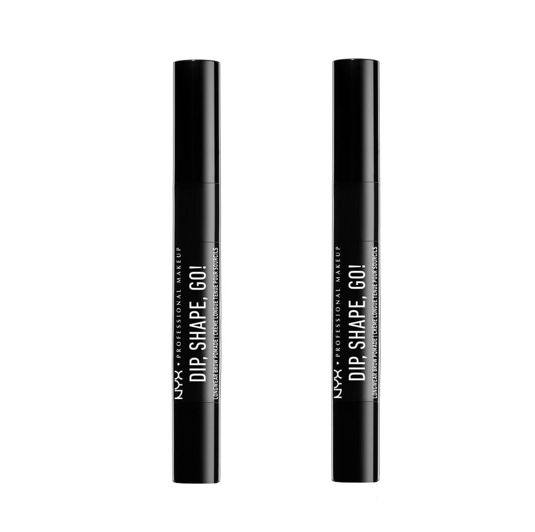Pack of 2 NYX Dip, Shape, Go! Longwear Brow Pomade, Blonde DSGLB01 ...