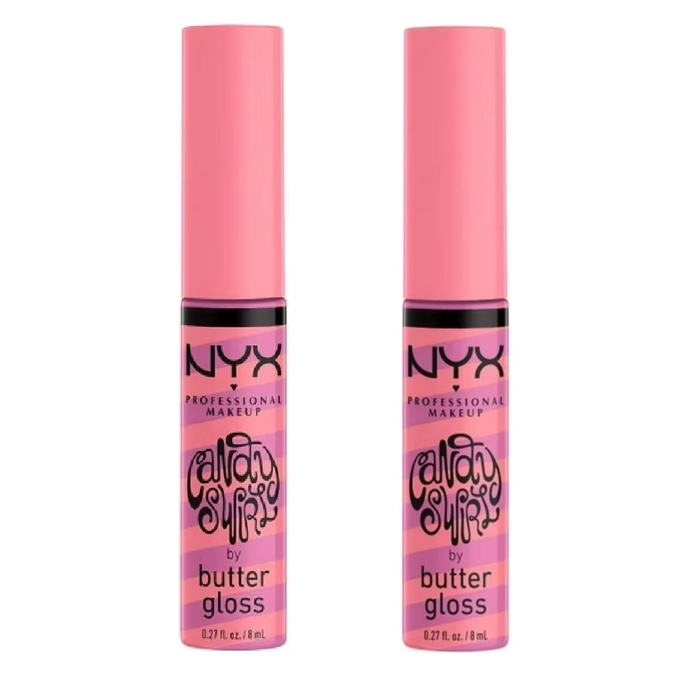 Pack of 2 NYX Professional Makeup Candy Swirl by Butter Gloss, Sprinkle ...