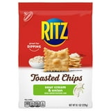 Pack of 2 - Nabisco Ritz Sour Cream & Onion Toasted Chips 8.1 oz ...