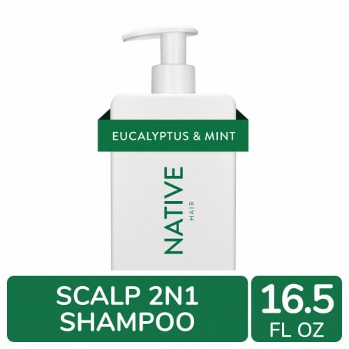 Pack of 2 - Native 2 in 1 Shampoo and Conditioner with Eucalyptus and Mint, Sulfate Free for Men ...