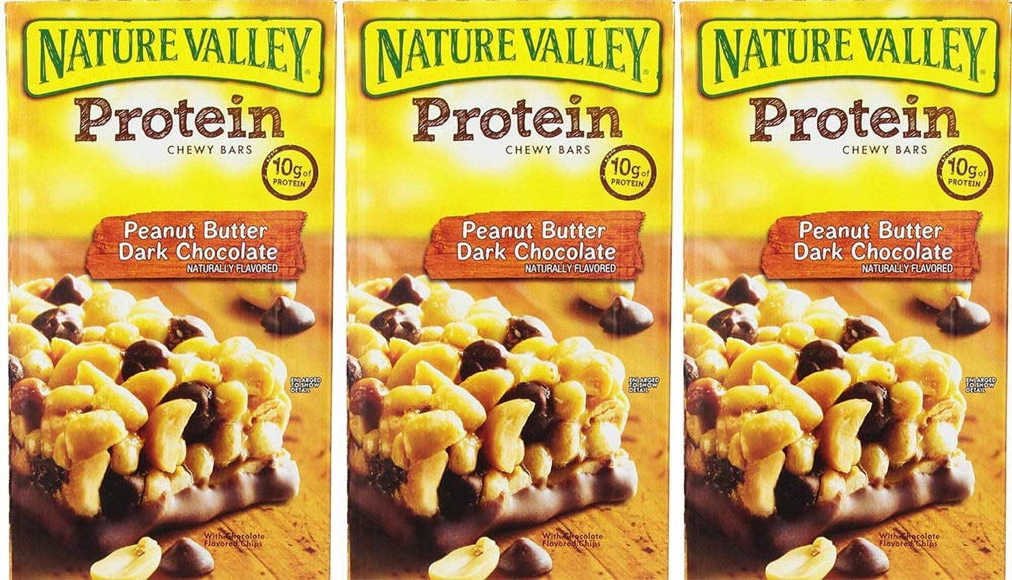 Pack of 2 - Nature Valley Protein Bars, Peanut Butter Dark Chocolate ...