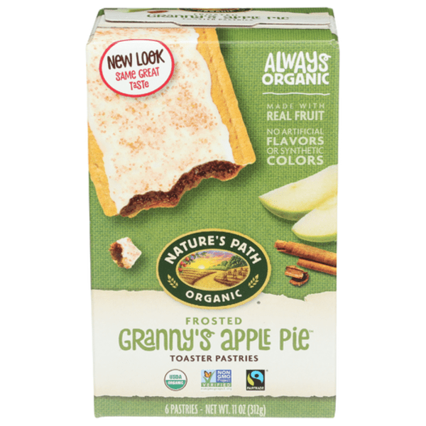 Pack of 2 - Nature's Path Organic Grannys Apple Pie Frosted Toaster ...
