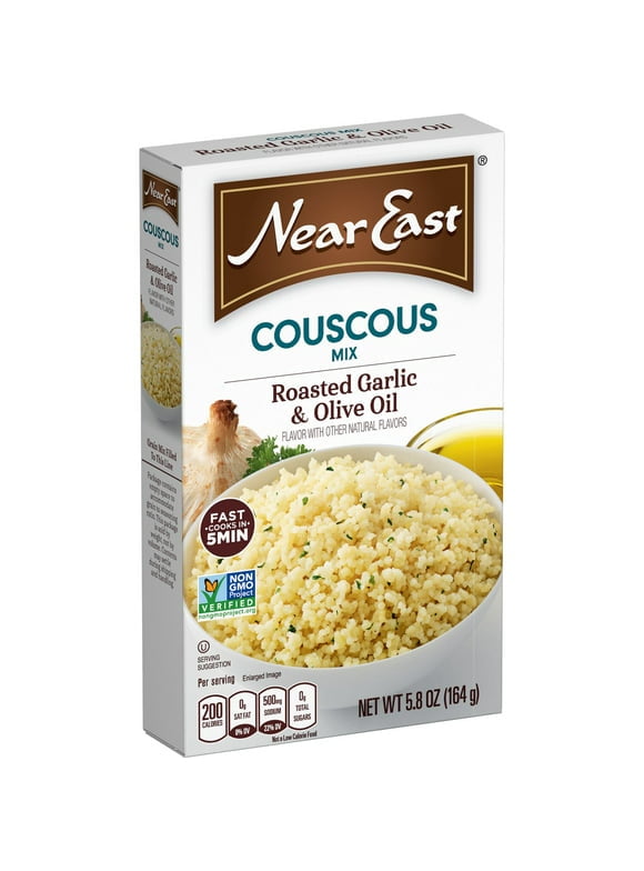 Pack of 2 Near East Roasted Garlic & Olive Oil Couscous Mix, Packaged ...