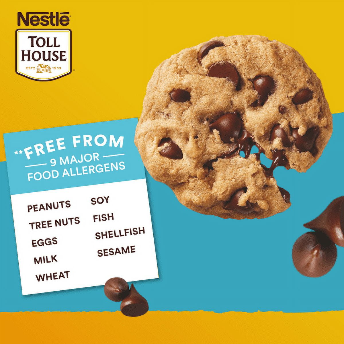 Pack of 2 Nestle Toll House Organic Allergen Free Semi-Sweet Chocolate ...