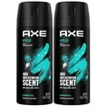 Axe Body Spray Deodorant for Men, Apollo, Sage and Cedarwood, Pack of 2 ...