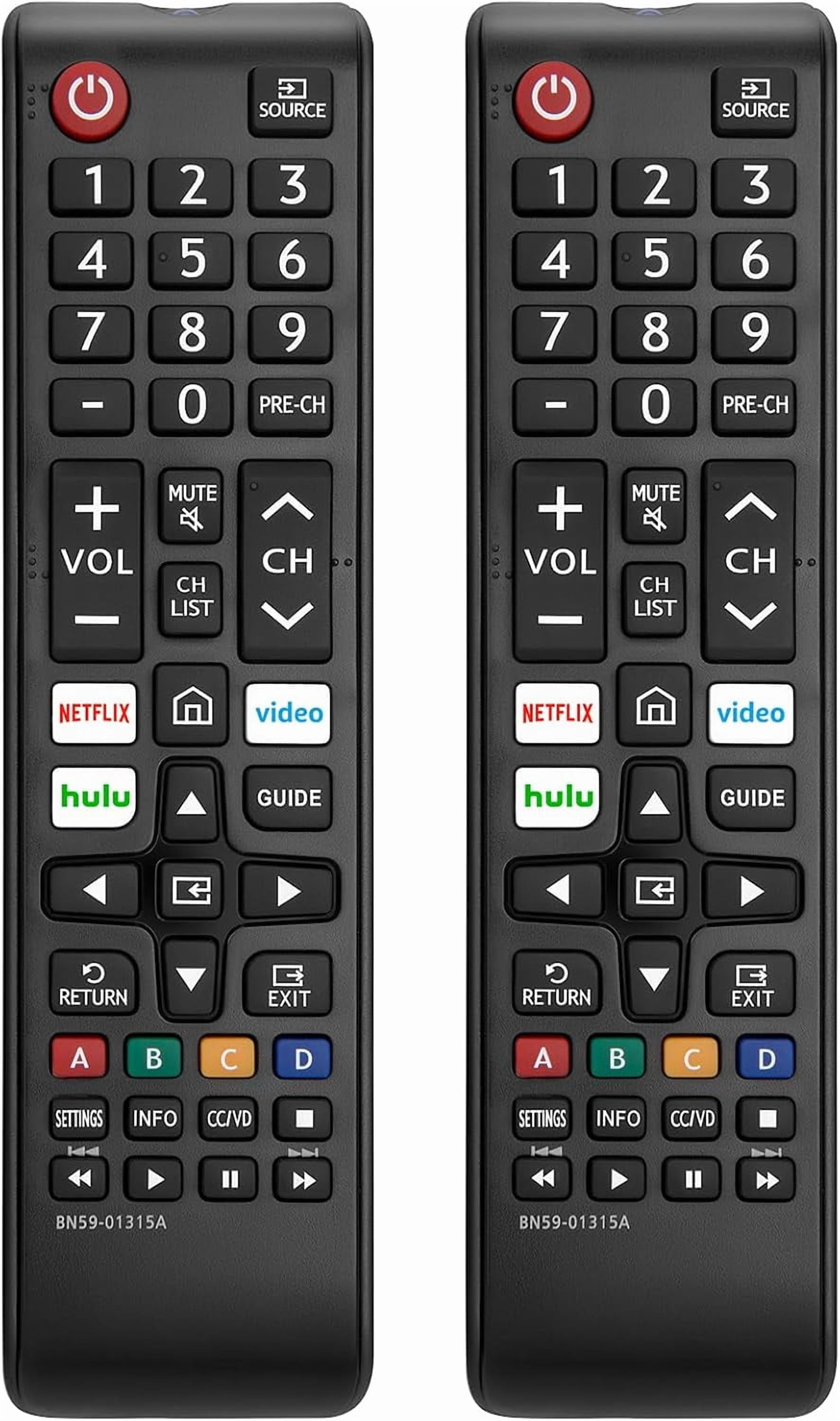 Pack of 2 New Universal Remote for All TV Remote, Replacement ...