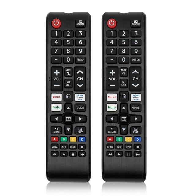 (Pack of 2) Newest Universal Remote Control for All Samsung TV Remote, Replacement Compatible ...