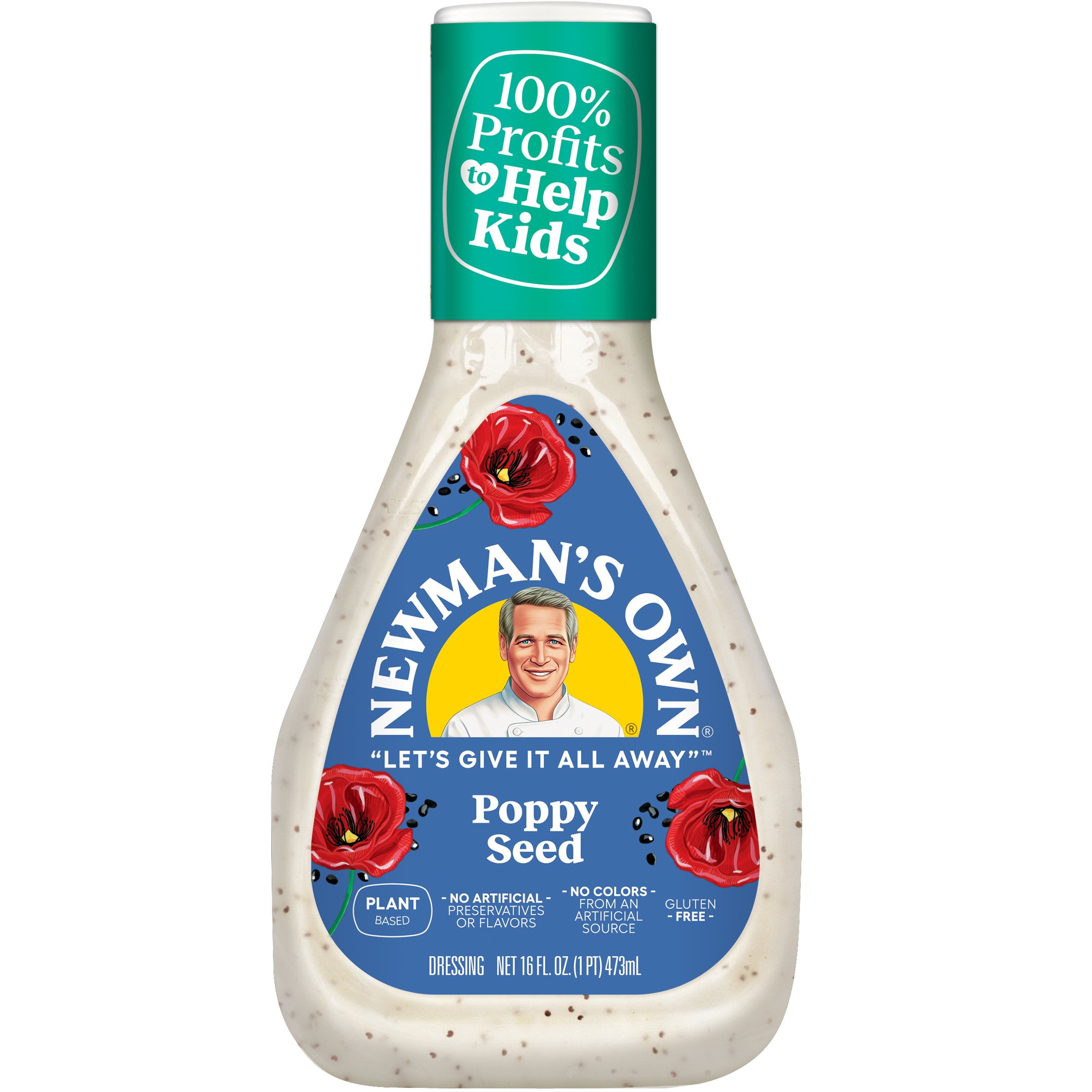 Pack of 2 Newman's Own Poppy Seed Dressing, 16 oz (Package May Vary ...