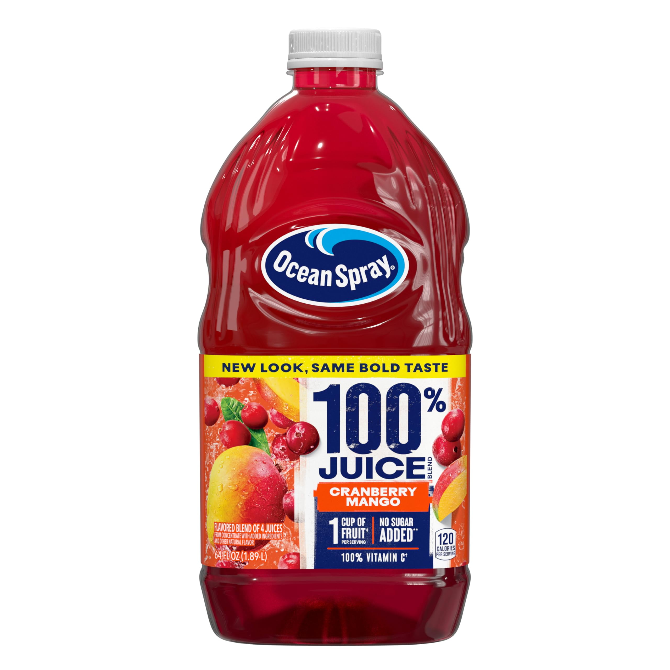 Pack of 2 - Ocean Spray 100% Juice Cranberry Mango Juice Blend, 64 Fl ...