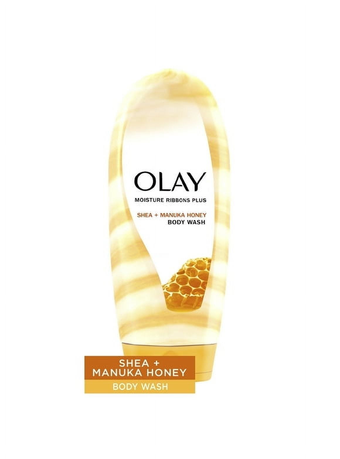Pack of 2 Olay Moisture Ribbons Plus Shea and Manuka Honey Body Wash ...