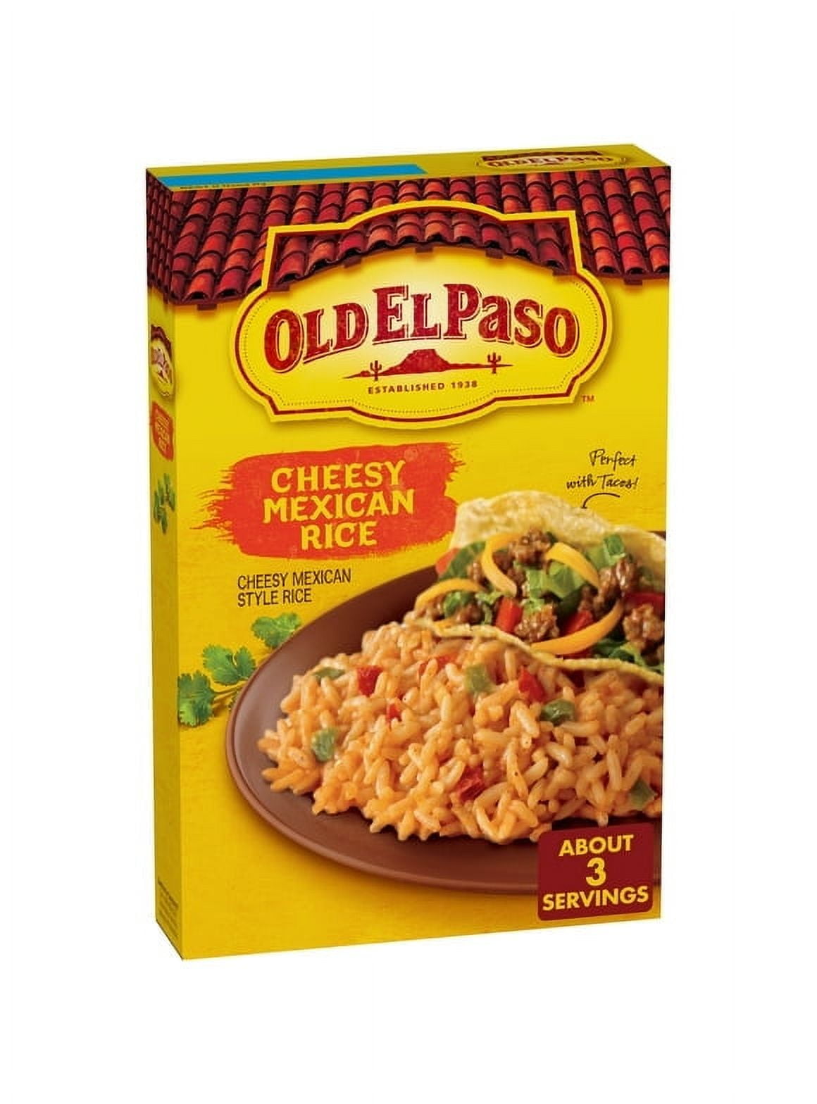 Pack of 2 Old El Paso Cheesy Mexican Style Rice Mix, 7.6 oz. - Walmart.com