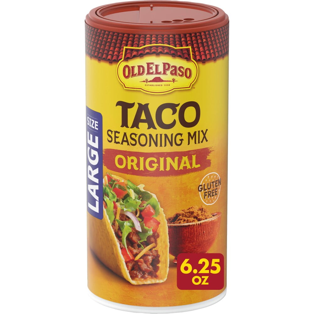 Pack of 2 Old El Paso Original Taco Seasoning Mix Value Size, 6.25 oz ...