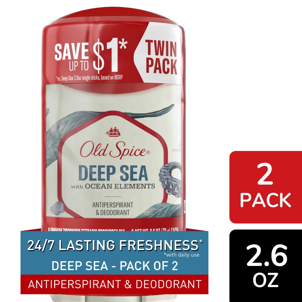 Pack of 2 Old Spice Fresher Collection for Men Antiperspirant Deodorant ...