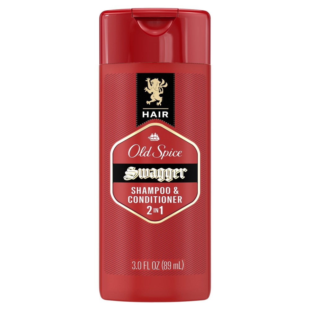 Pack of 2 Old Spice Swagger 2 in 1 Shampoo & Conditioner, 3 oz (Package ...