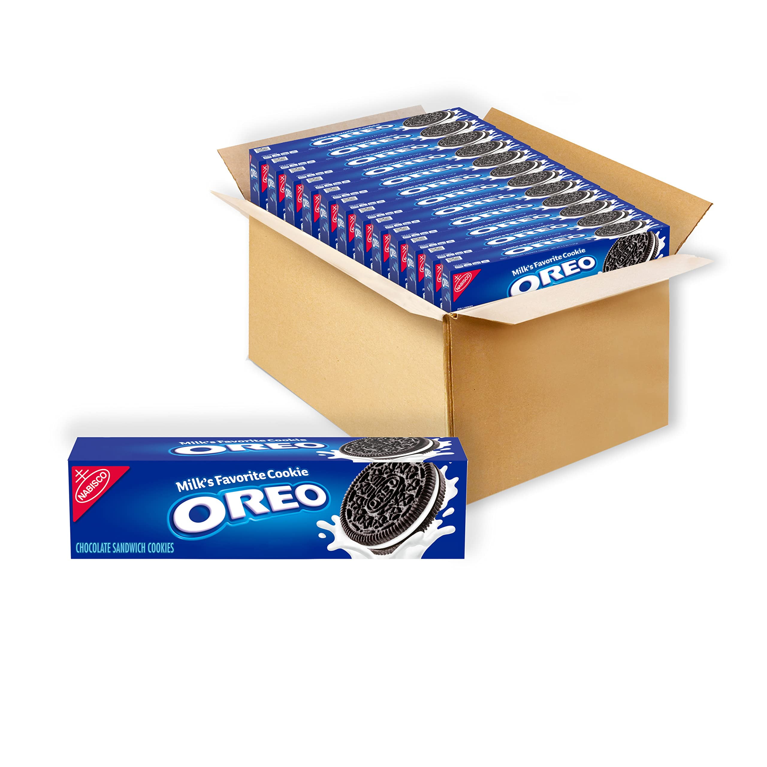 Pack of 2 - Oreo Chocolate Sandwich Cookies, 12 - 5.25 Oz Boxes ...