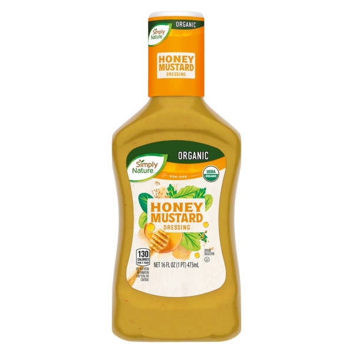 Simply Nature Organic Honey Mustard Dressing, Pack of 2, 16 fl oz ...