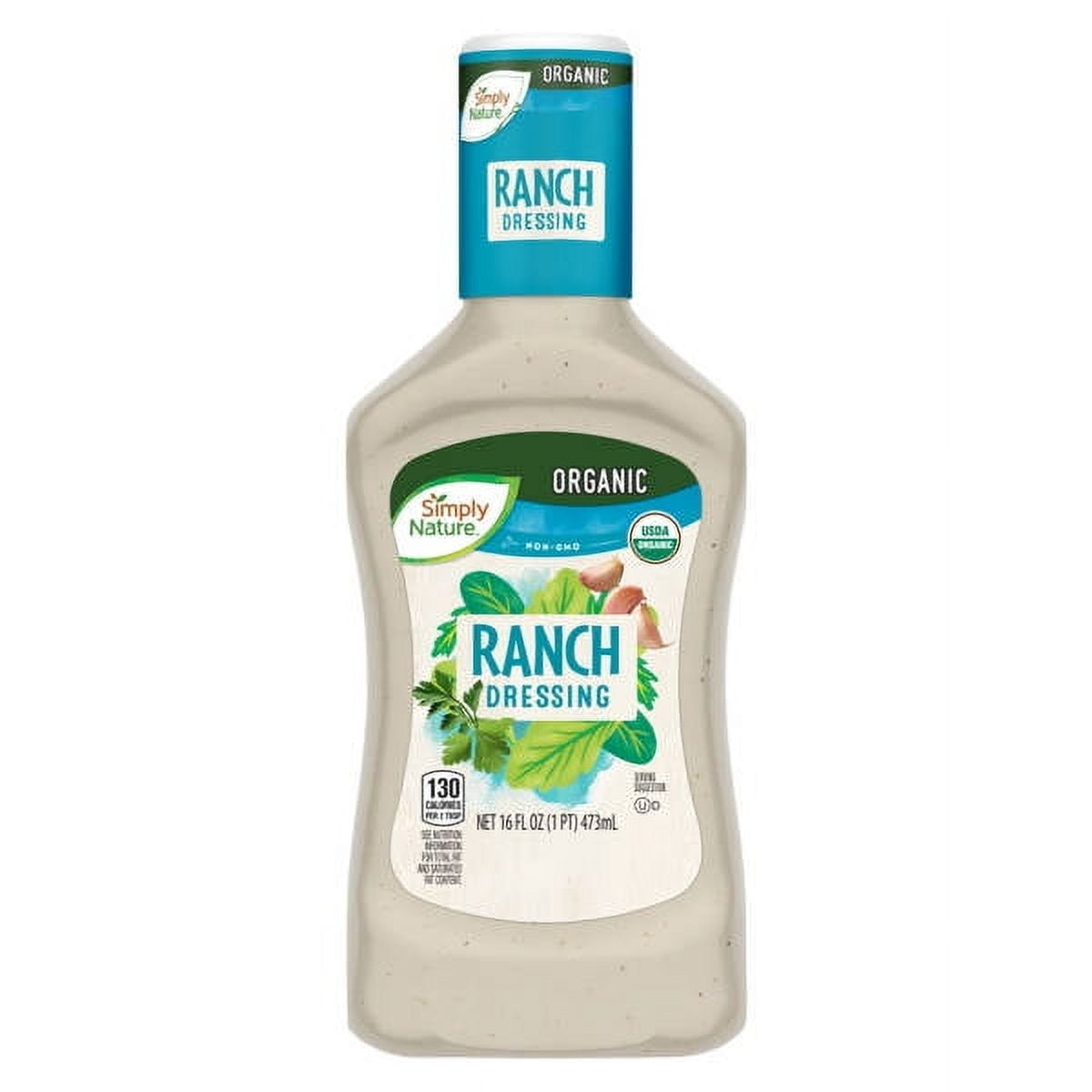 Simply Nature Organic Ranch Dressing, 2-Pack, 16 fl oz - Walmart.com