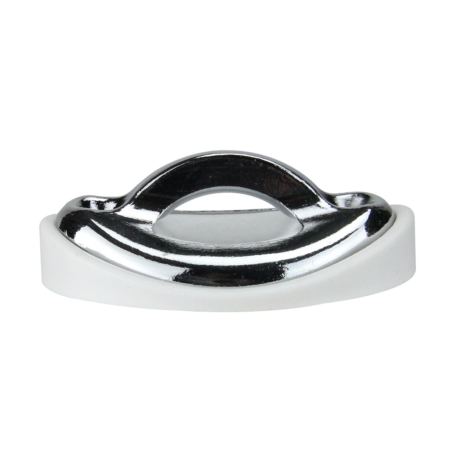 Pack of 2 Oval Metal Rope Wall Anchors for Swimming Pools and Spas ...